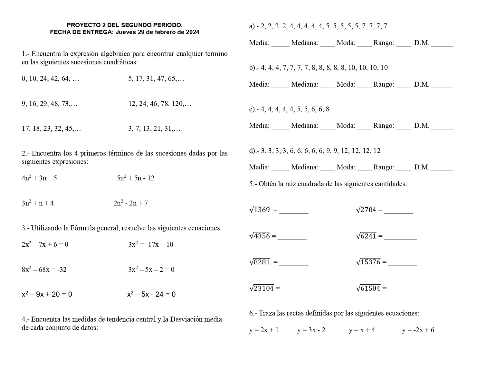 Tercero "C" - MatemáTICs